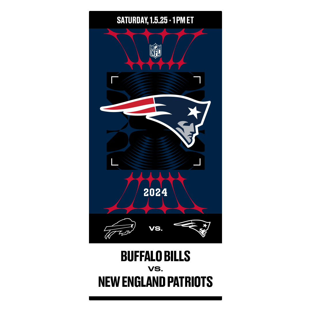 New England Patriots vs. Buffalo Bills - 1/5/25 | NFL Virtual ...