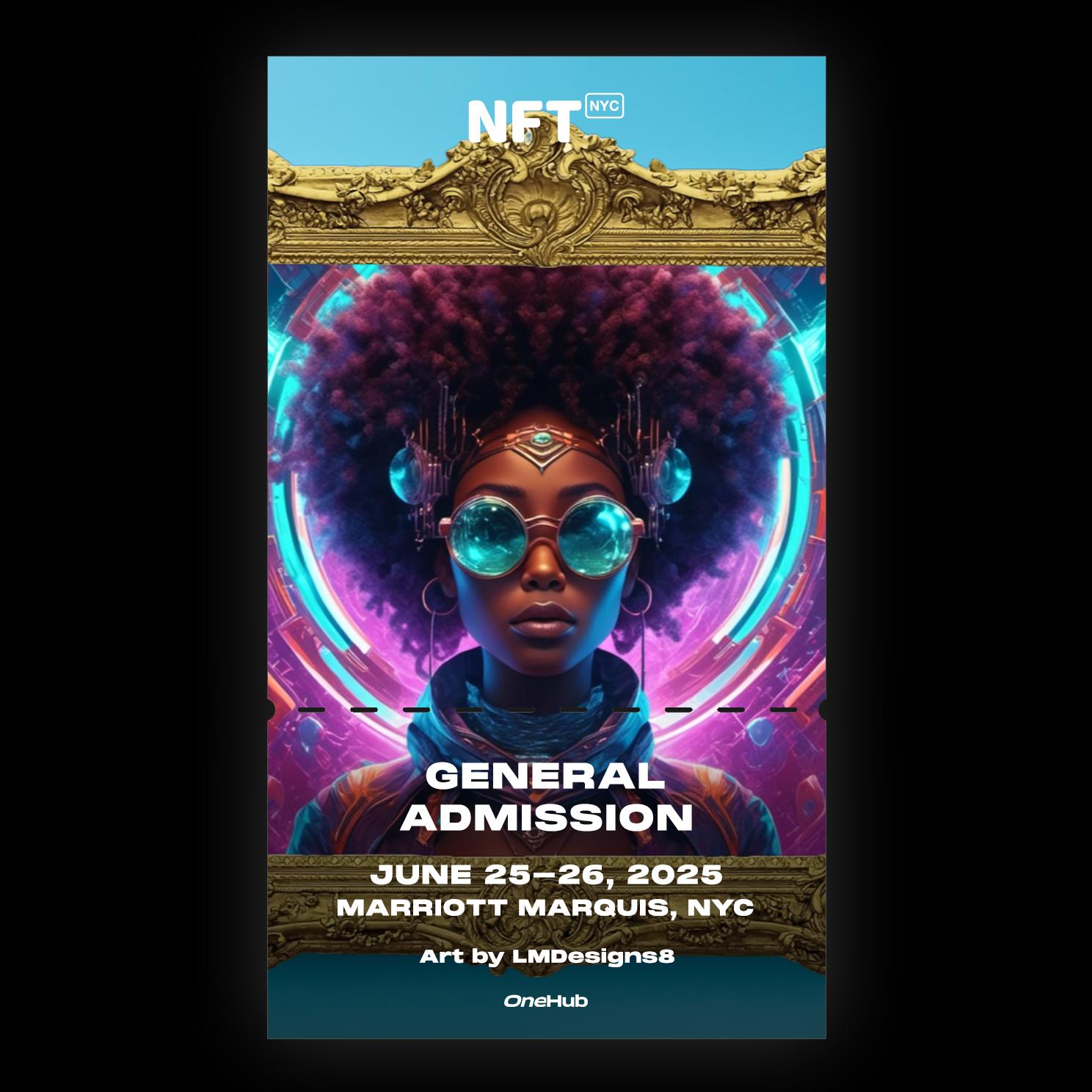 LMDesigns8 - NFT.NYC 2025 Commemorative NFT Ticket - GA | lmdesigns8 OneHub