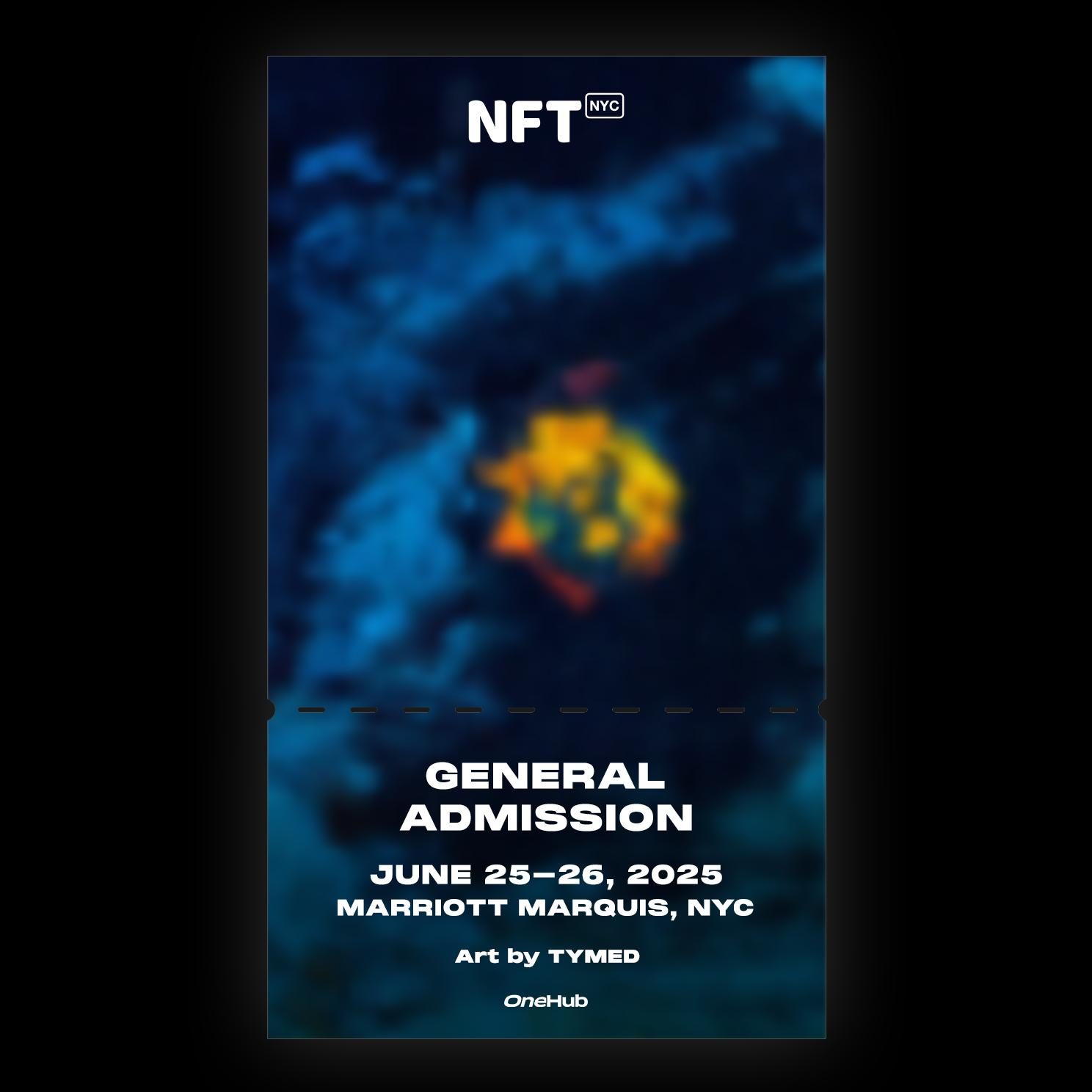 TYMED - NFT.NYC 2025 Commemorative NFT Ticket - GA | ttymed2021 OneHub